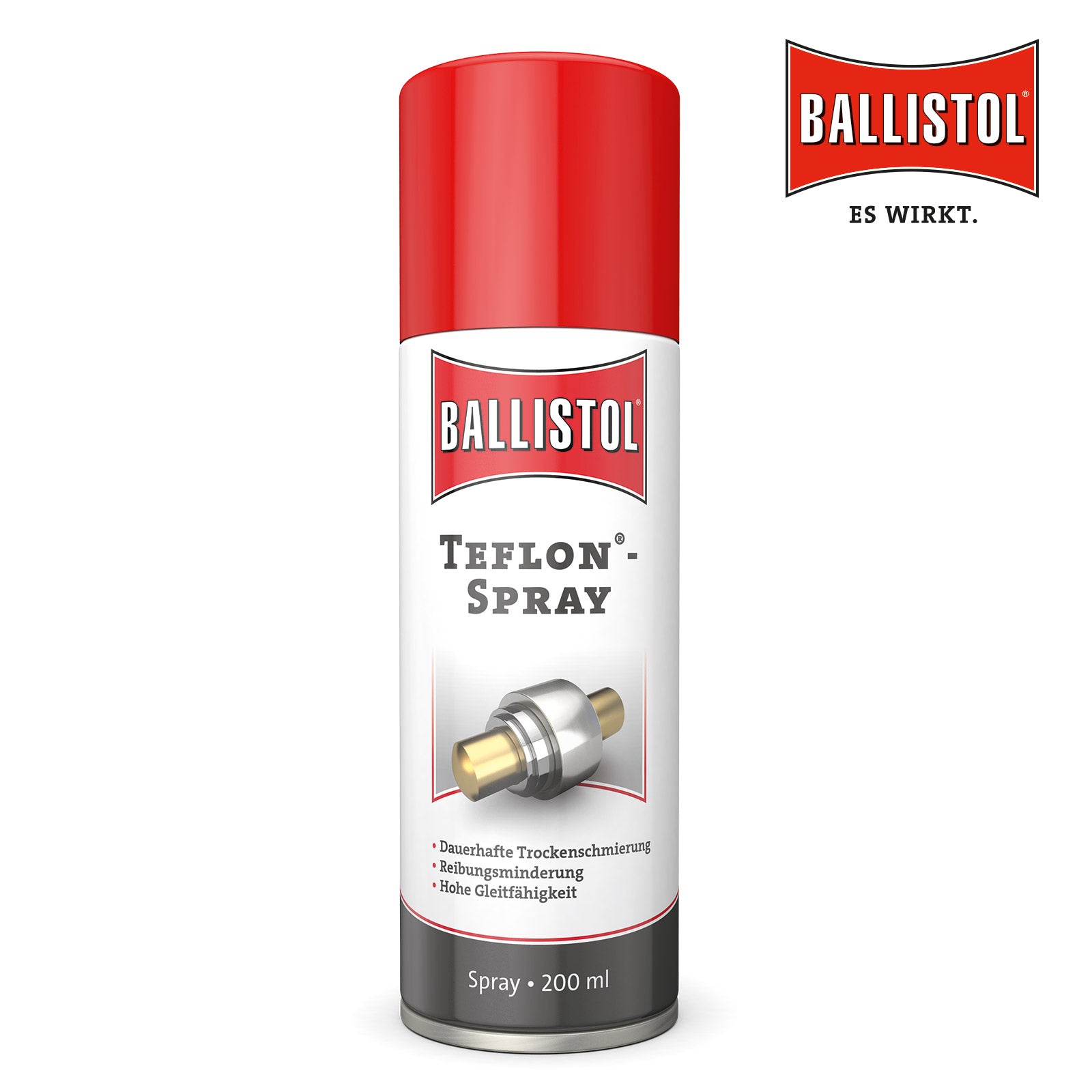 BALLISTOL Teflon-Spray – Trockenschmierung für Metall & Kunststoff